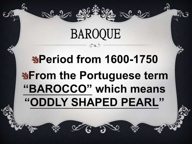 MUSIC OF THE BAROQUE PERIOD | PPTX