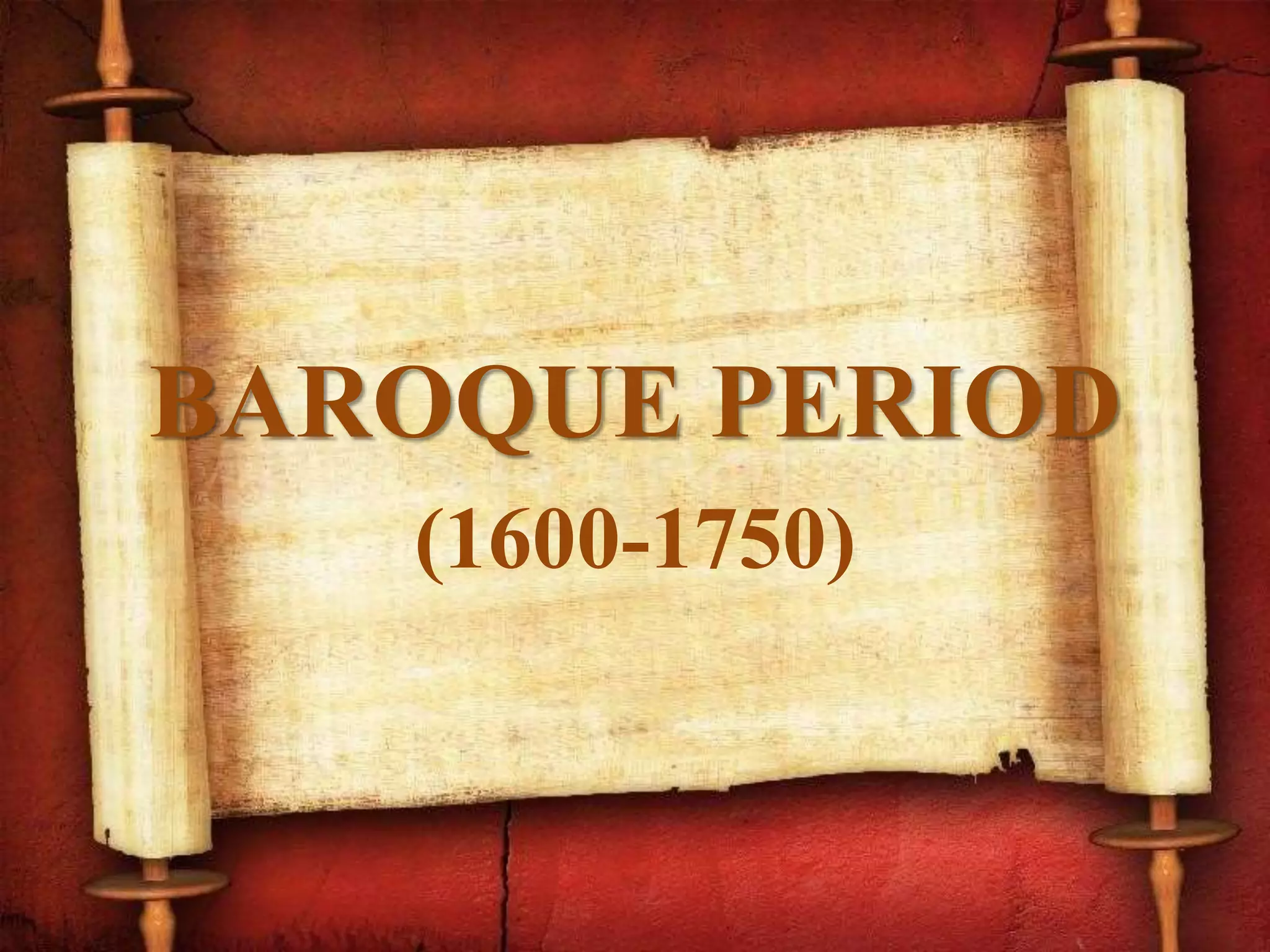 Baroque Period | PPTX