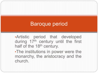 Baroque period | PPT