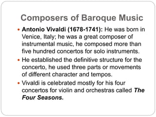 Baroque period | PPT