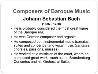 Baroque period | PPT