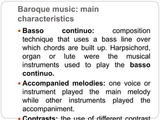 Baroque period | PPT