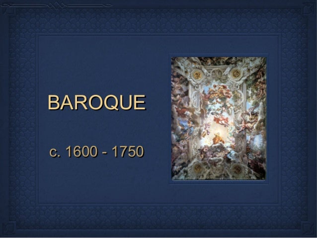 Baroque power point