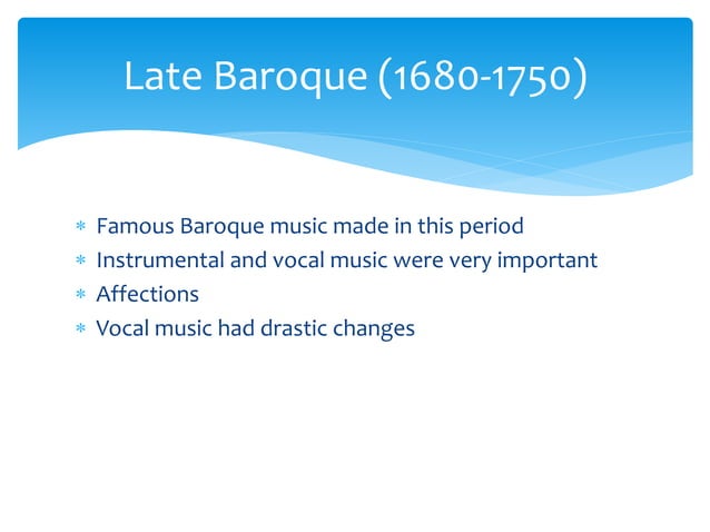 A Powerpoint Presentation About Baroque Music | PPTX | Classical Music ...