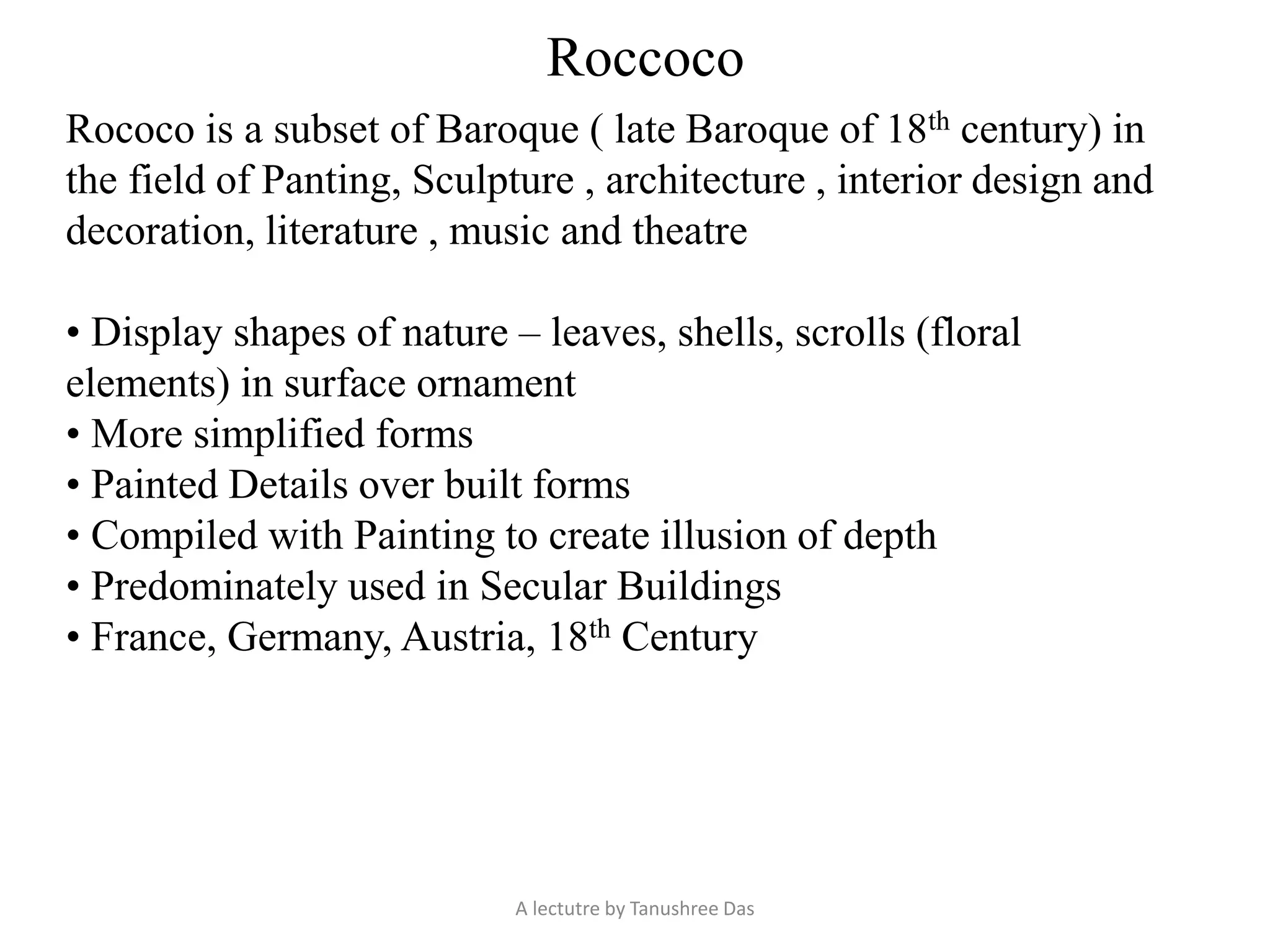 Baroque & Rococo architecture | PPTX