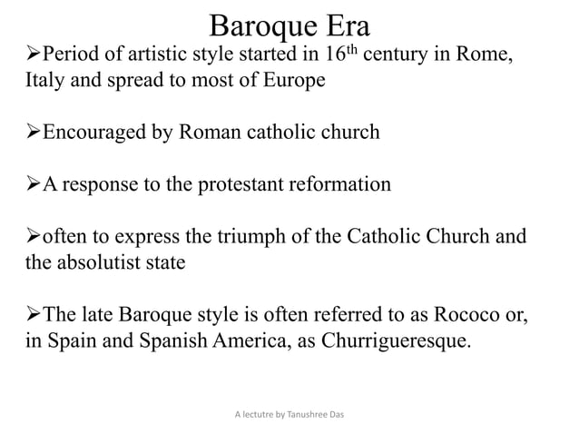Baroque & Rococo architecture | PPTX