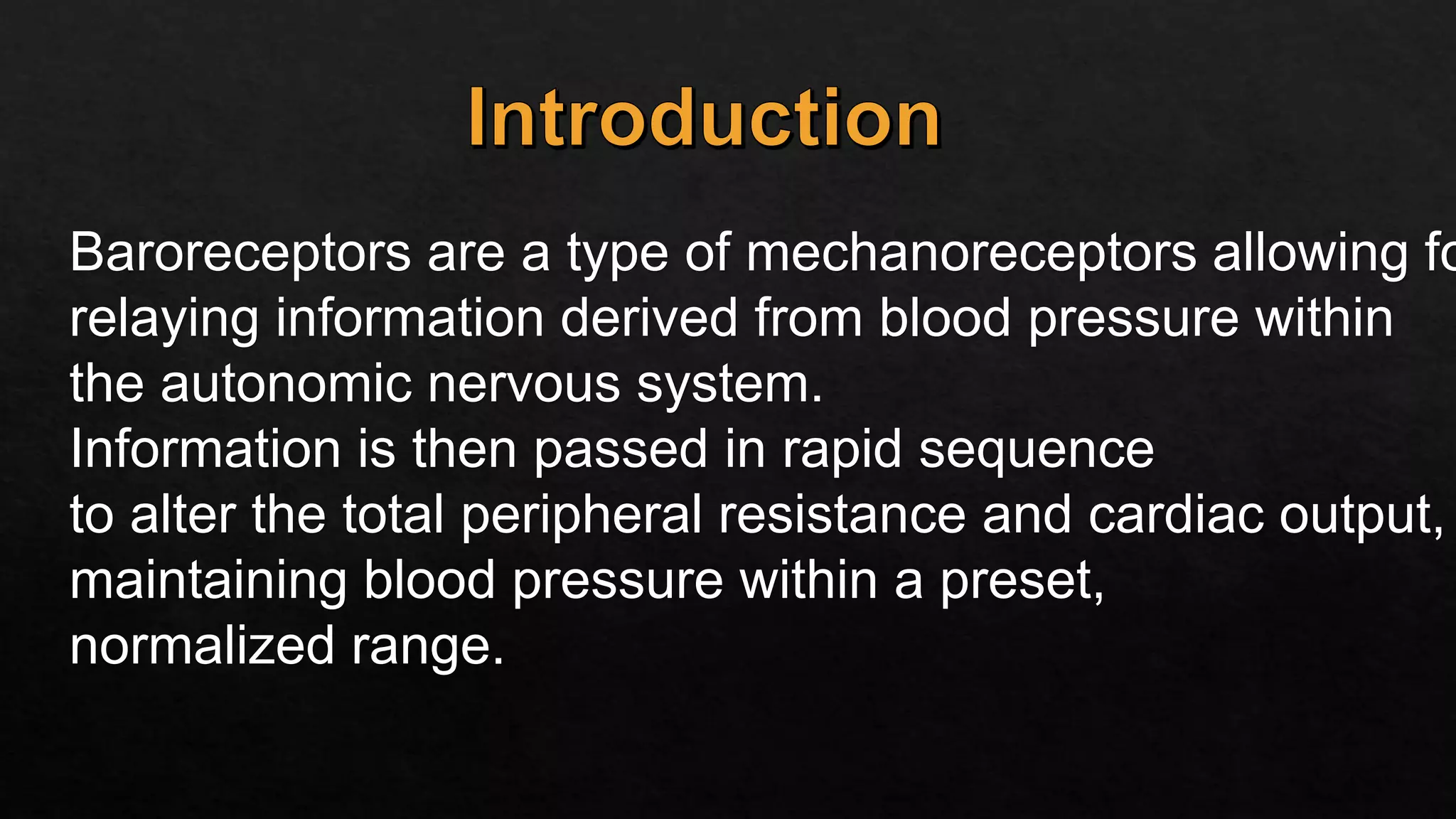 Baroreceptor Reflex Mechanism | PPTX
