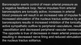 Baroreceptor Reflex Mechanism | PPTX