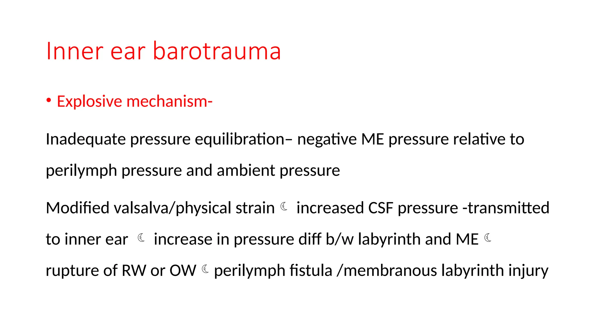 otic barotrauma - pathophysiology and clinical features.pptx