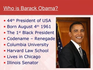 Citizenship Barack Obama Powerpoint | PPT