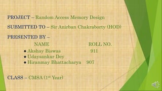 RAM Design | PPTX