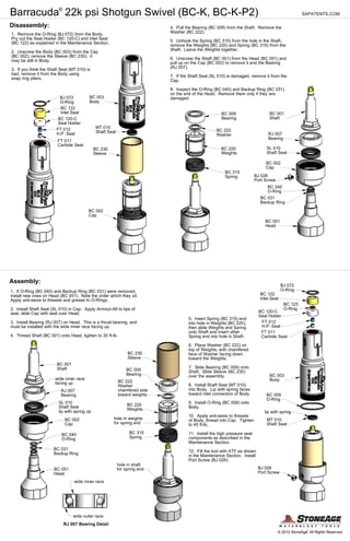Barracuda 22k psi bc k | PDF