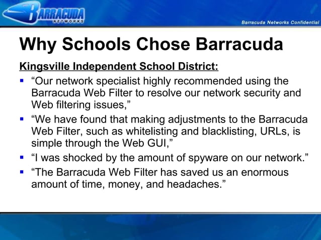 Barracuda Web Filter Cipa Presentation | PPS