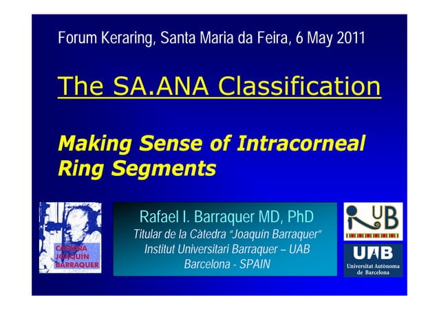 The SA.ANA classification | PDF | Eye and Vision Conditions | Diseases ...