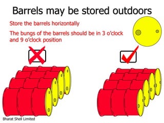 Barrel Storage_ Handling for safety & material handling | PDF