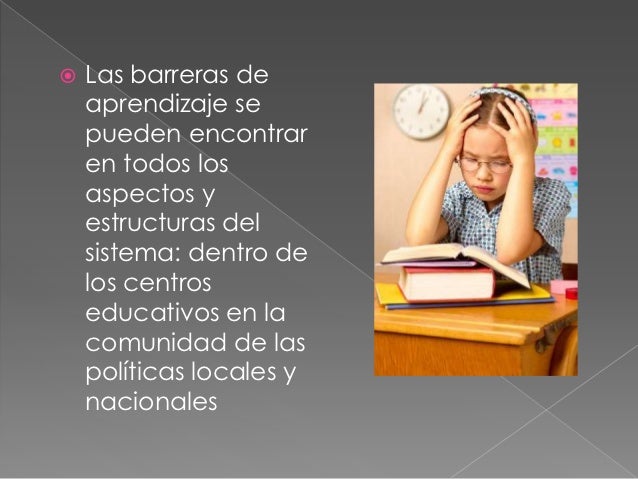 Barreras para el aprendizaje