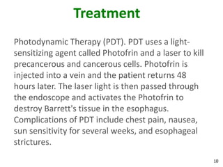 Barret's Esophagus | PPTX