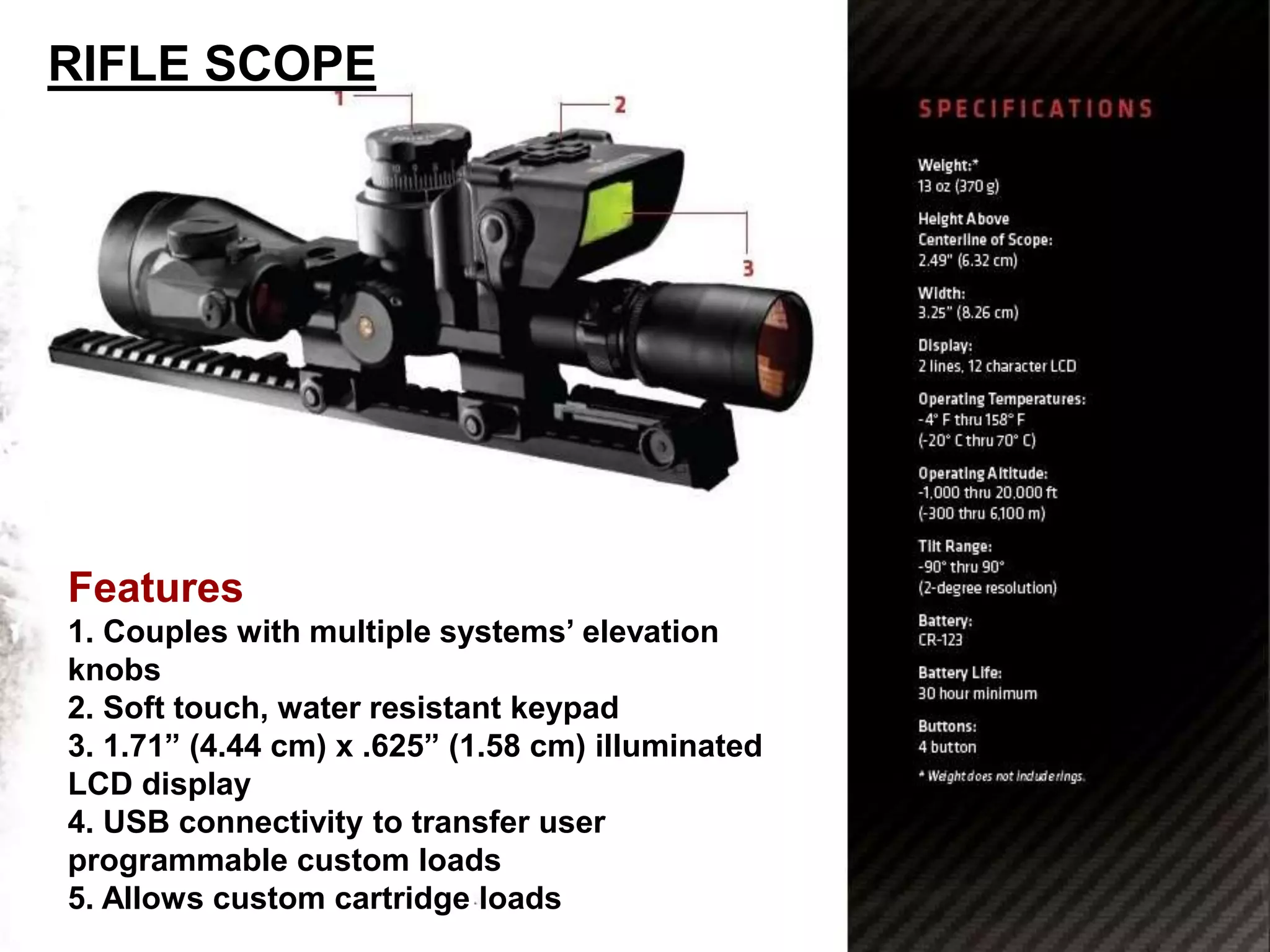 Barrett M107 .50 CAL SNIPER RIFLE | PPTX