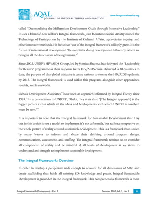 Barrett brown pt 1 integral sustainable development | PDF