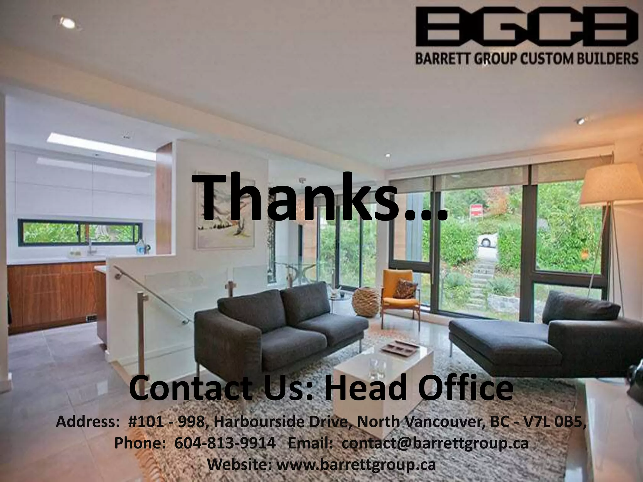 Barrett Group Custom Builders | PPTX