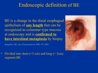 Barretts Brief Version For Upload | PPT | Digestive Disorders ...