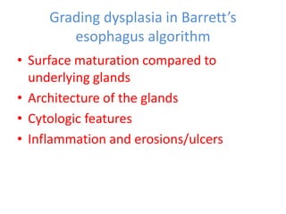 Barrett’s esophagus | PPTX