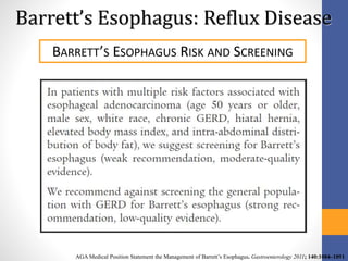 Dall'esofago di Barrett all'adenocarcinoma: fisiopatologia e diagnosi ...