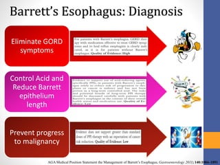 Dall'esofago di Barrett all'adenocarcinoma: fisiopatologia e diagnosi ...