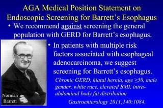 Barrett's esophagus; guidelines & new endoscopic techniques | PPT