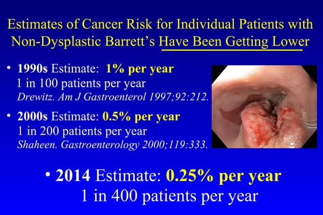 Barrett's esophagus; guidelines & new endoscopic techniques | PPT ...