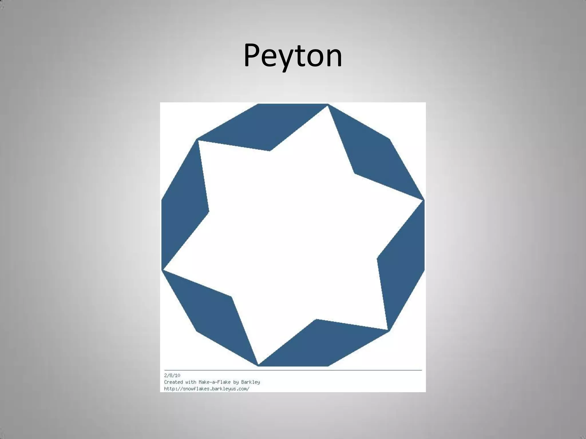 Barrett Snowflake Bentley | PPTX