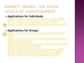 Barret Values Summary | PPTX