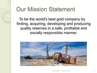 Barrick Gold | PPTX