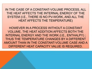 Heat in volume changes | PPTX