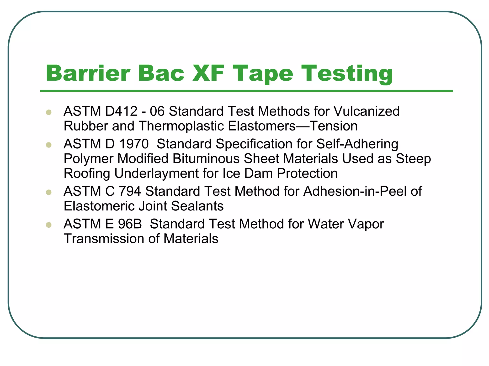 Barrier Bac Primer for Design Pros | PPT