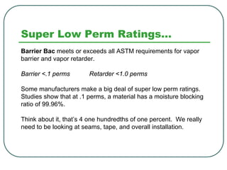 Barrier Bac Primer for Design Pros | PPT