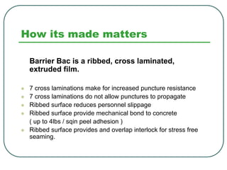 Barrier Bac Primer for Design Pros | PPT