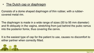 Barrier contraceptives | PPT