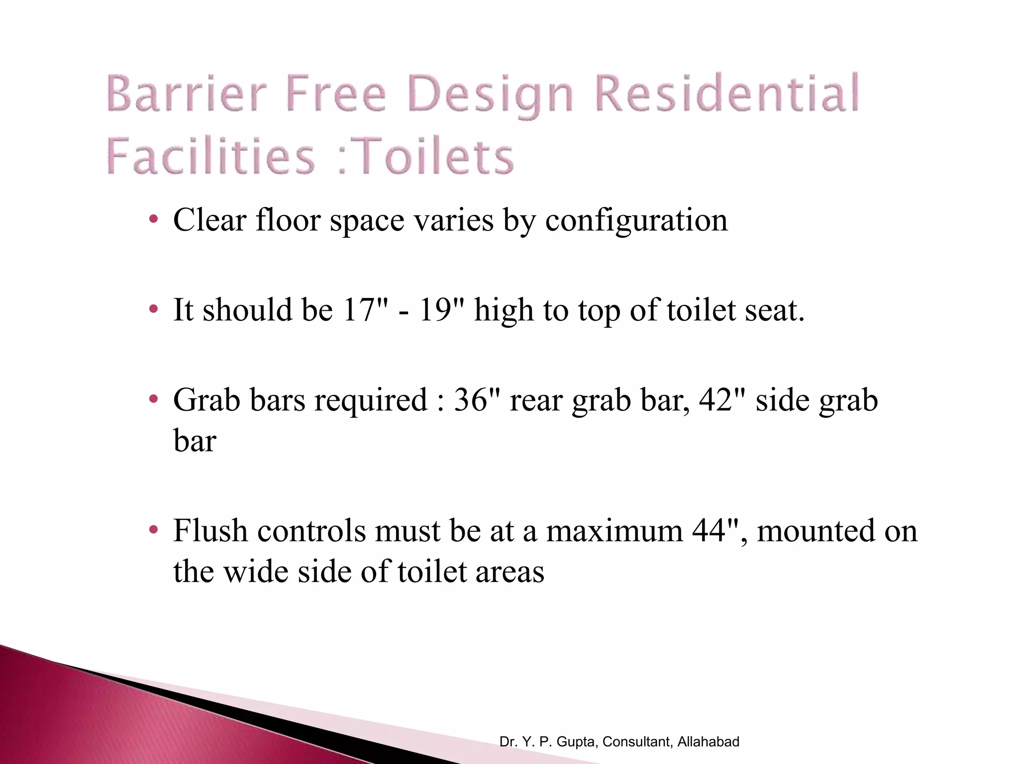 Barrier free architectural design | PPTX