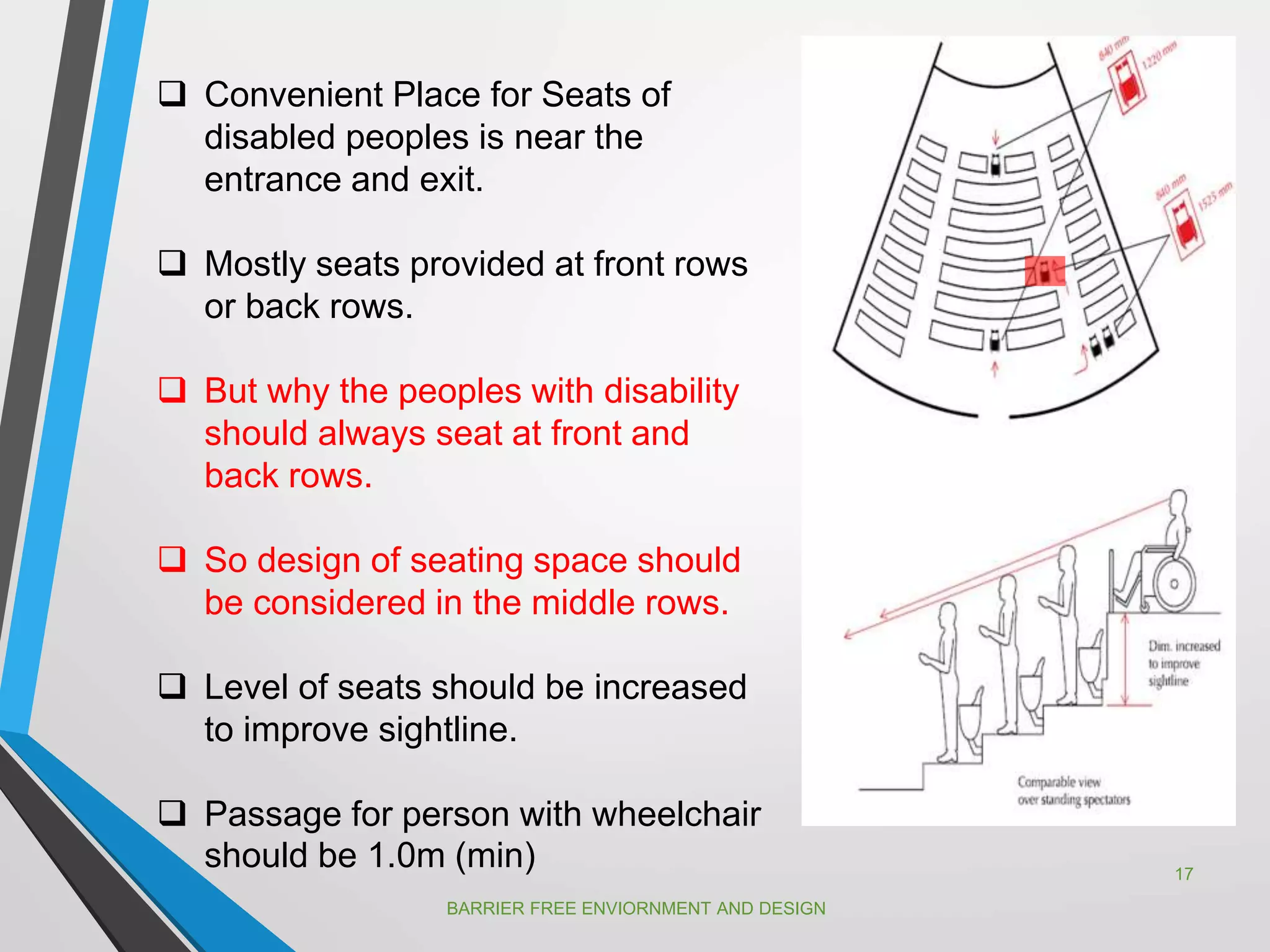 Barrier free enviornment and design | PPTX