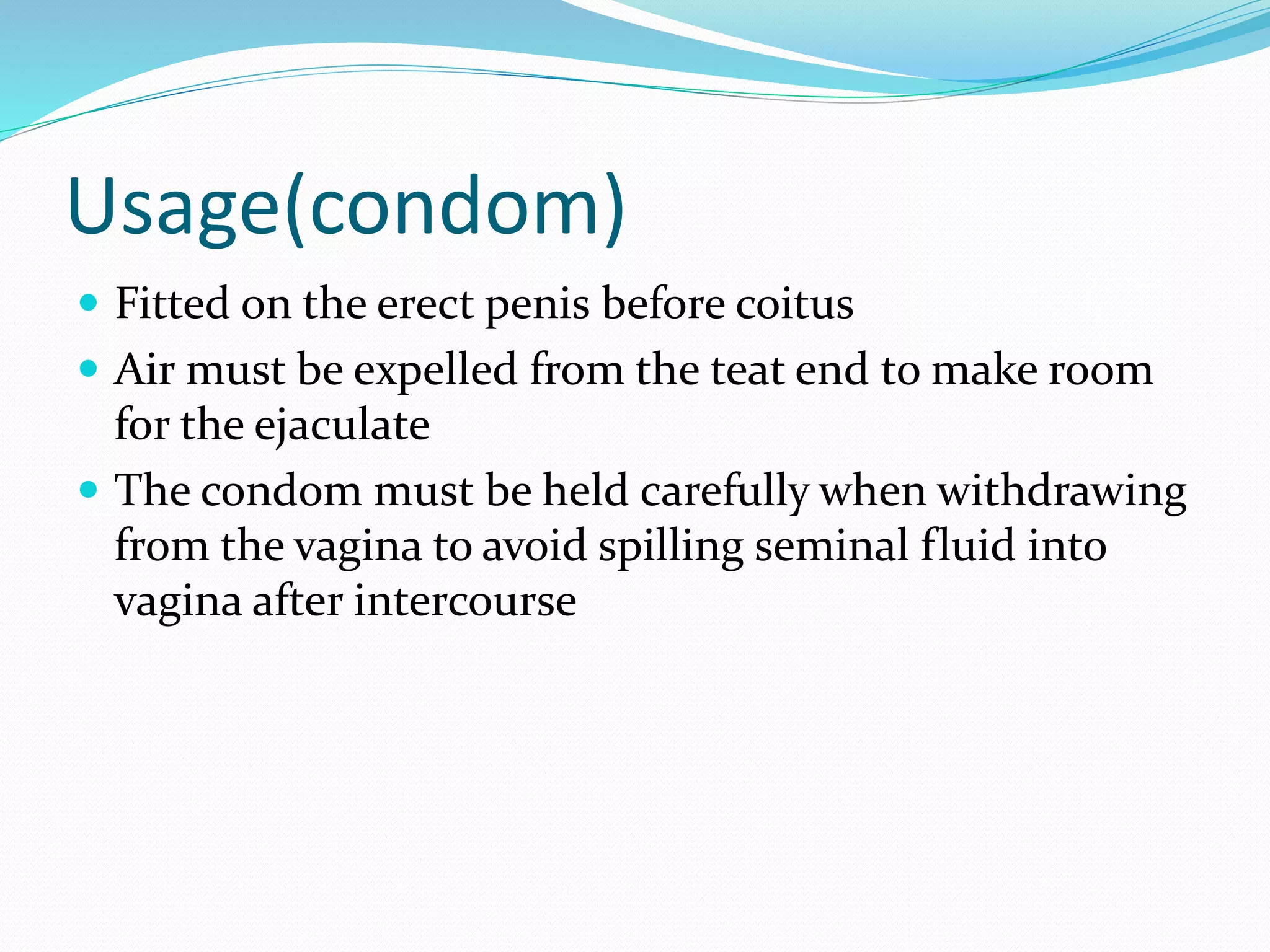 Barrier methods for Contraception | PPTX