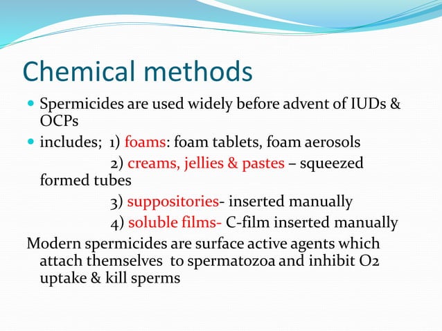 Barrier methods for Contraception | PPTX