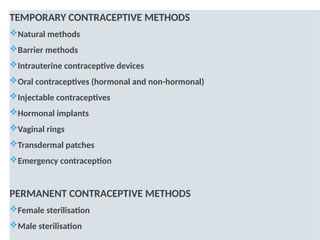 Barrier methods of Contraception- obg ppt | PPTX