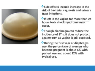 Barrier methods of Contraception- obg ppt | PPTX