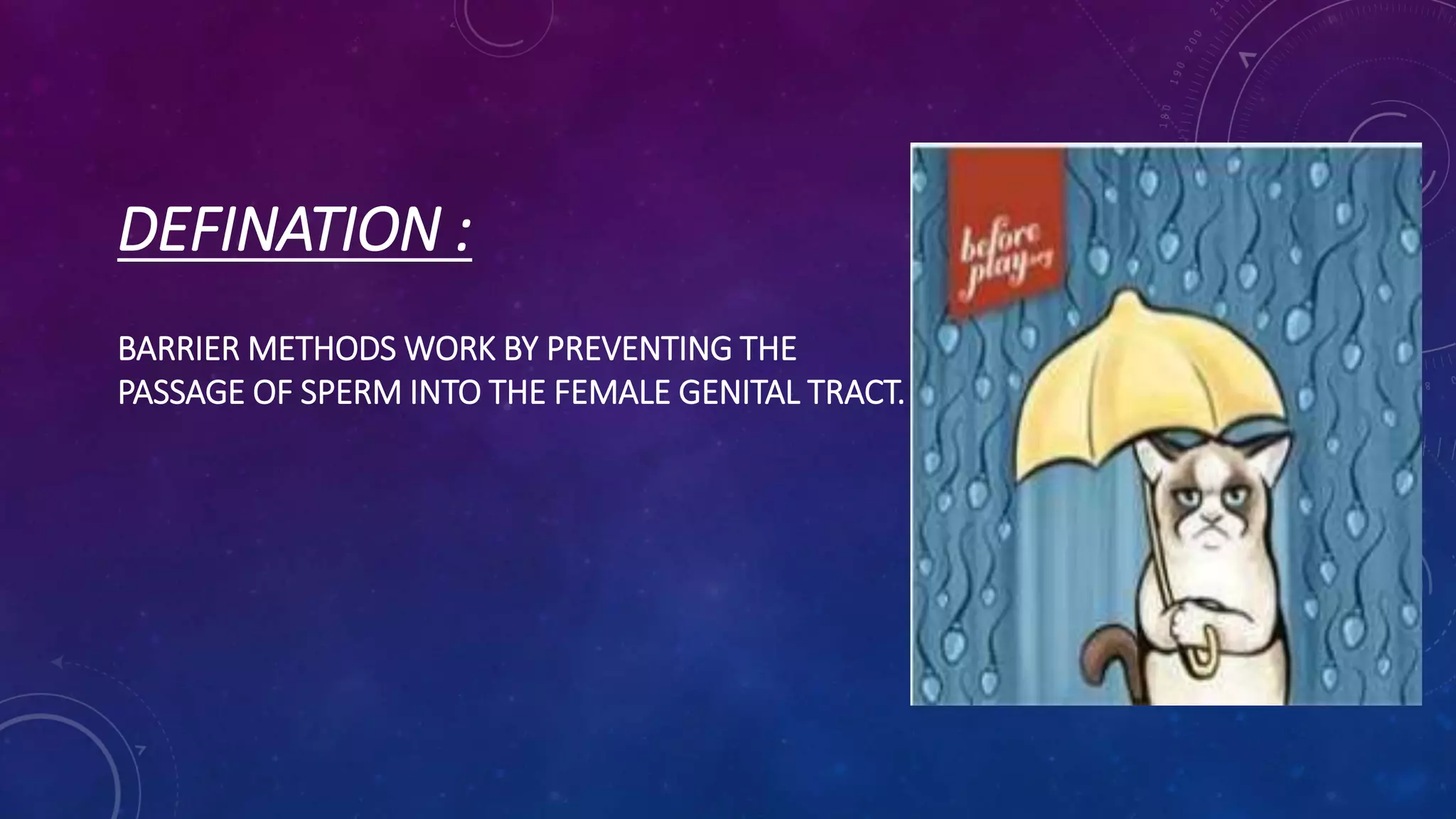 Barrier methods of contraceptive | PPTX