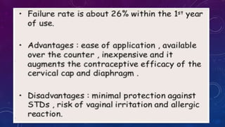 Barrier methods of contraceptive | PPTX