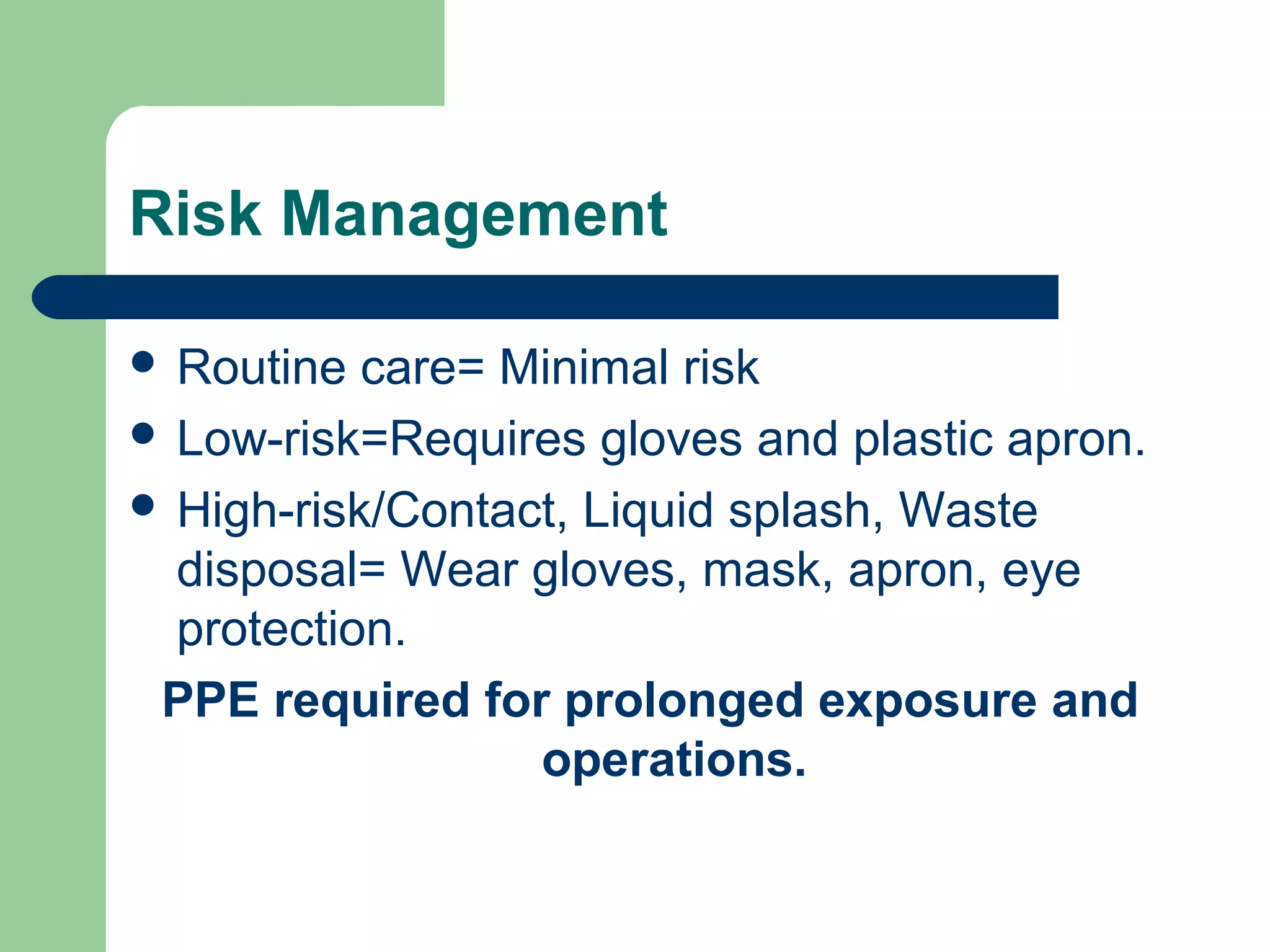 Barrier Nursing; The Lowdown. | PPT