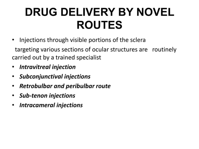Barrier of drugs permeation through ocular route by Sushil Kumar Singh ...