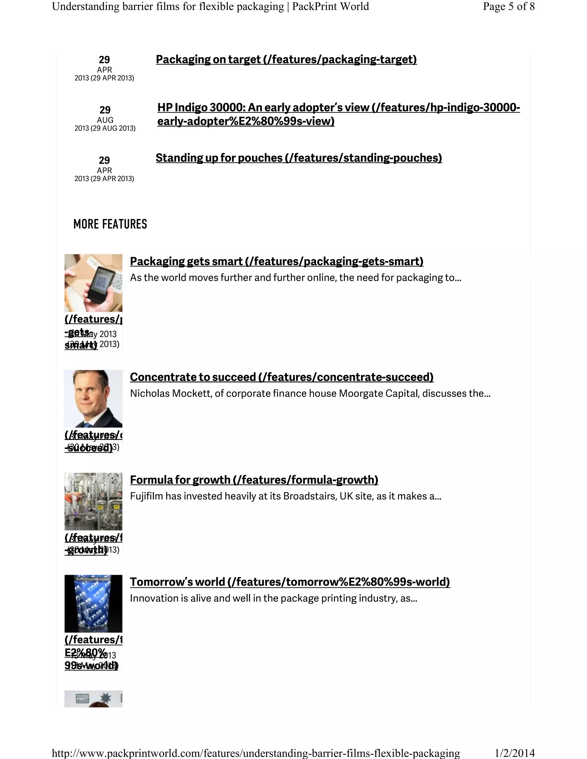 Barrier of packaging | PDF