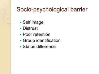 Barriers in communication | PPT
